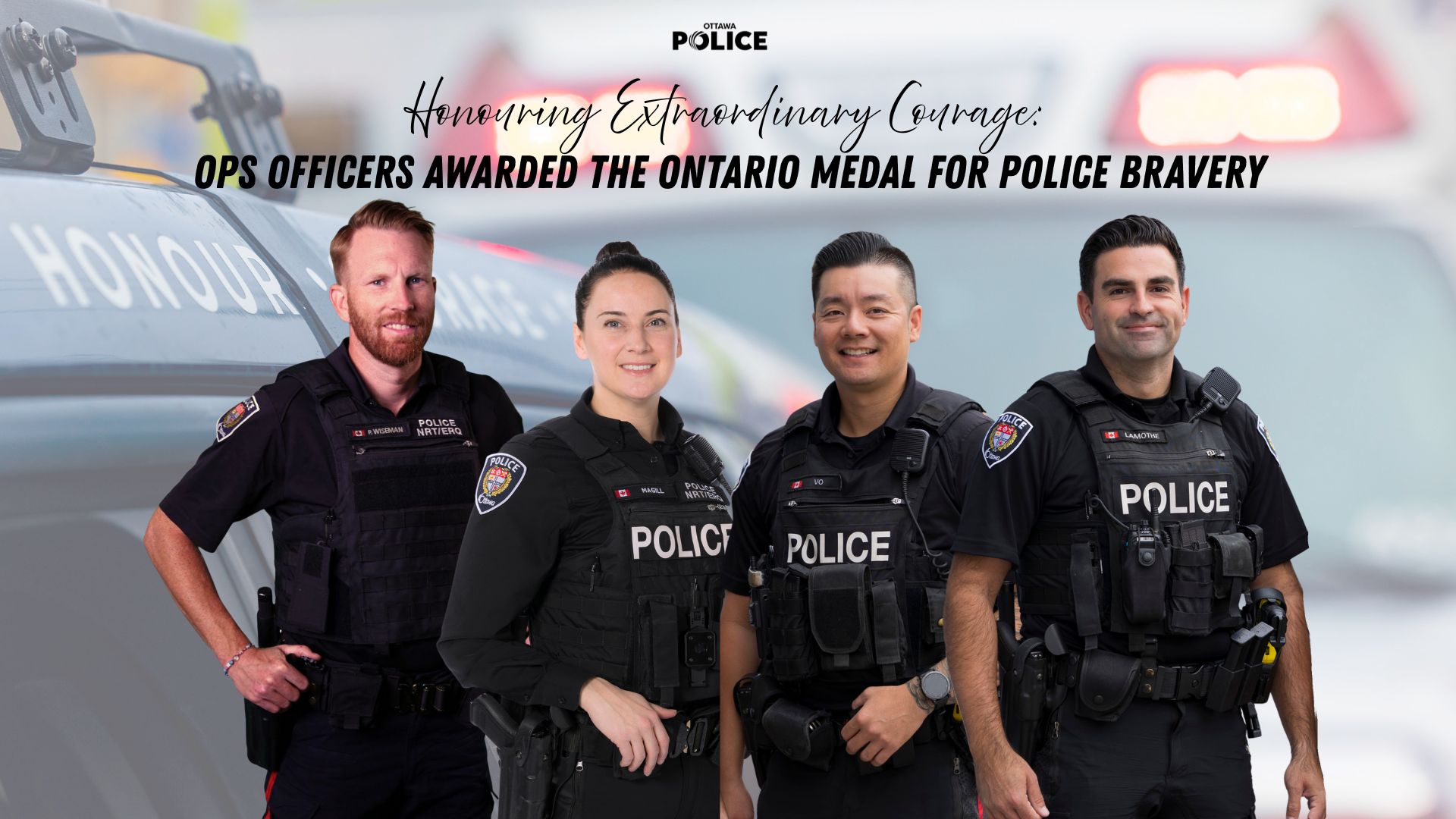 Honouring Extraordinary Courage: OPS Officers Awarded the Ontario Medal for Police Bravery ...