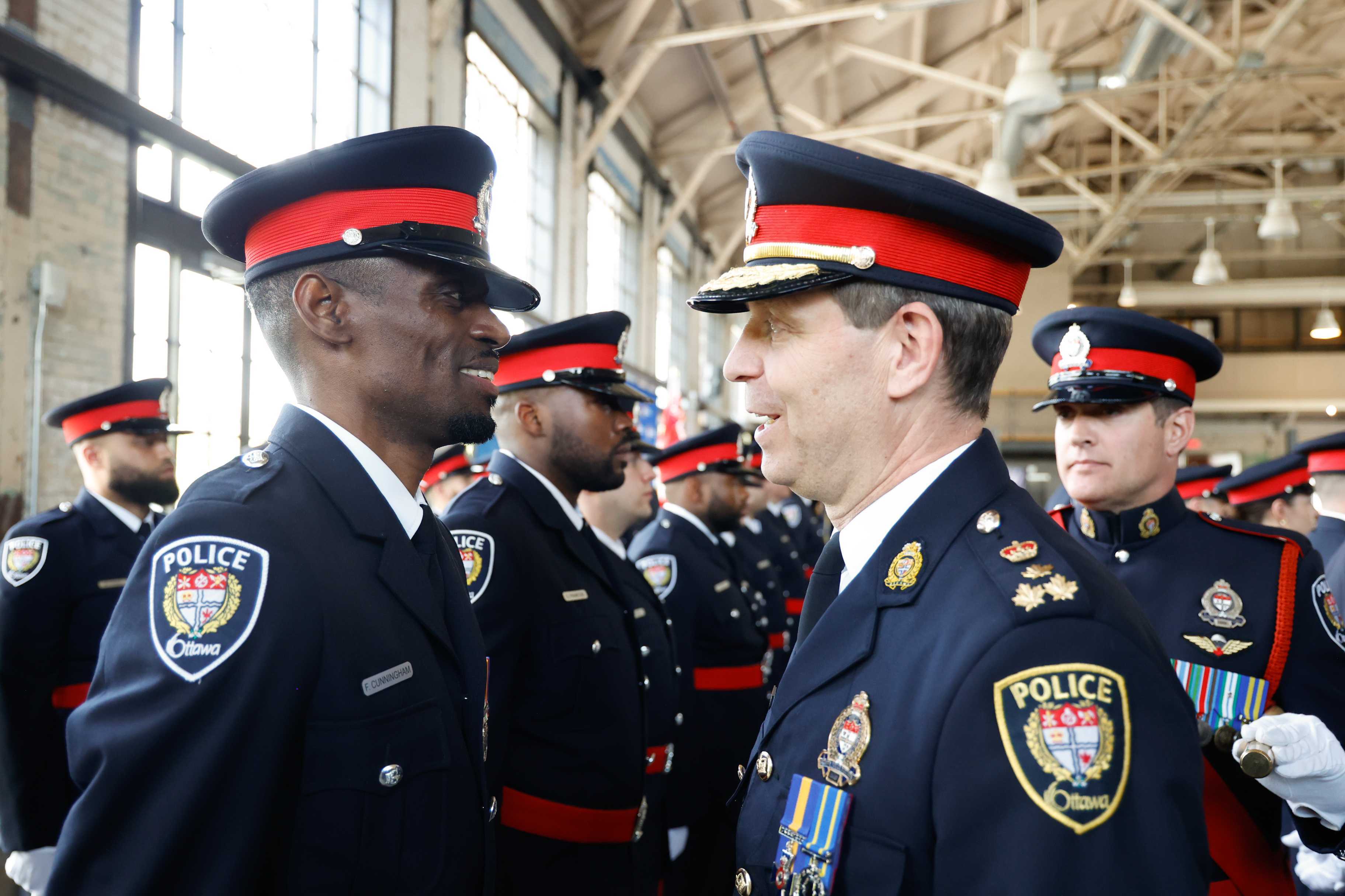 28 police recruits welcomed at Badge Ceremony - Ottawa Police Service