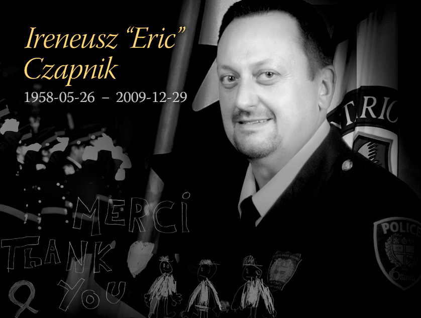 Remembering Constable Eric Czapnik, 10 years later - Ottawa Police Service